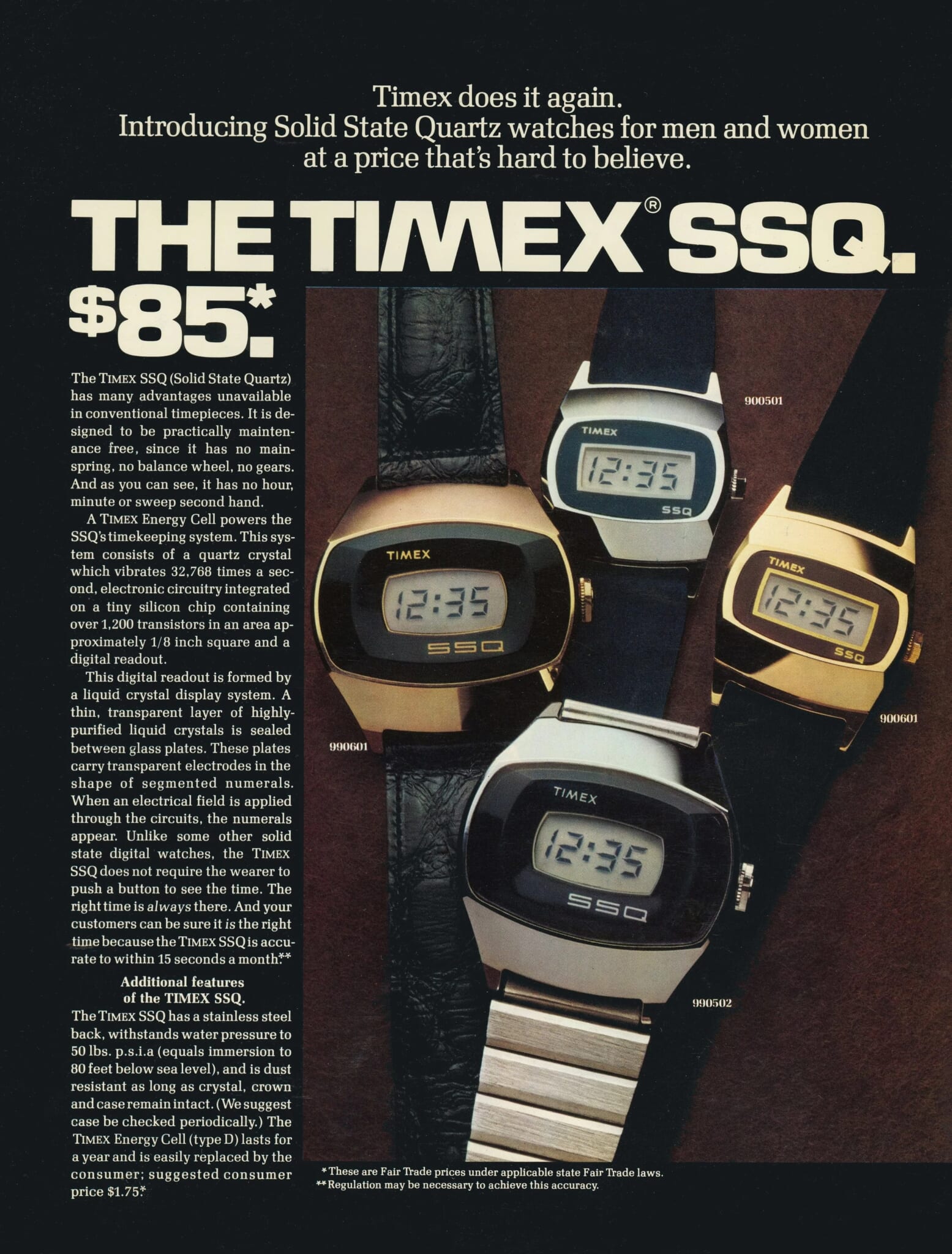 1975年誕生の名作復刻！ブランド初LCD搭載デジタルウオッチ【タイメックス“SSQ Digital Reissue”】 - Watch ...