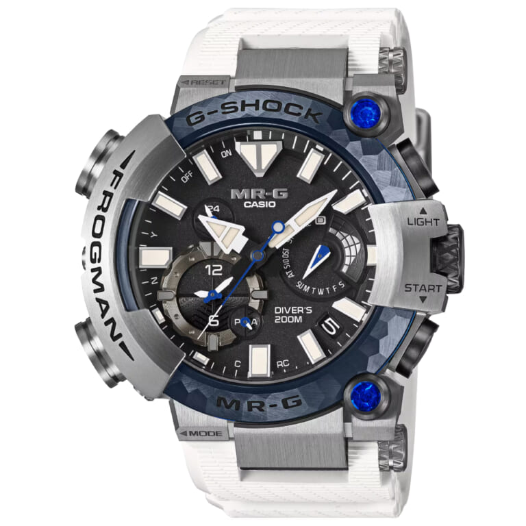 カシオ“G-SHOCK”新作【フロッグマン、“MR-G”30周年記念モデル】ファセットカットベゼルが美しい、800本限定スペシャルエディション ...